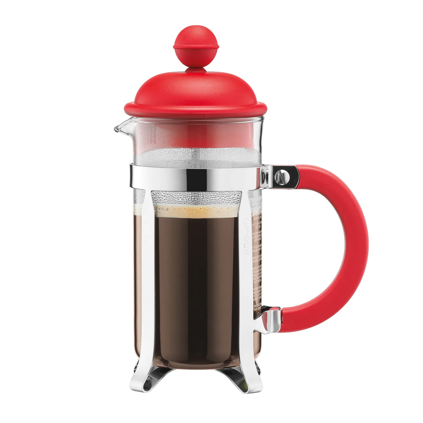 Cafetera de émbolo Caffettiera, rojo | Bodum | Tienda online